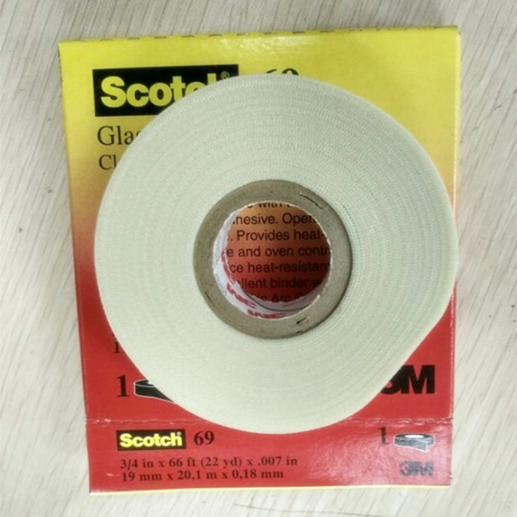 3m69# High-Temperature Glass Cloth Electrica Tape Insulating Glass Clo ...