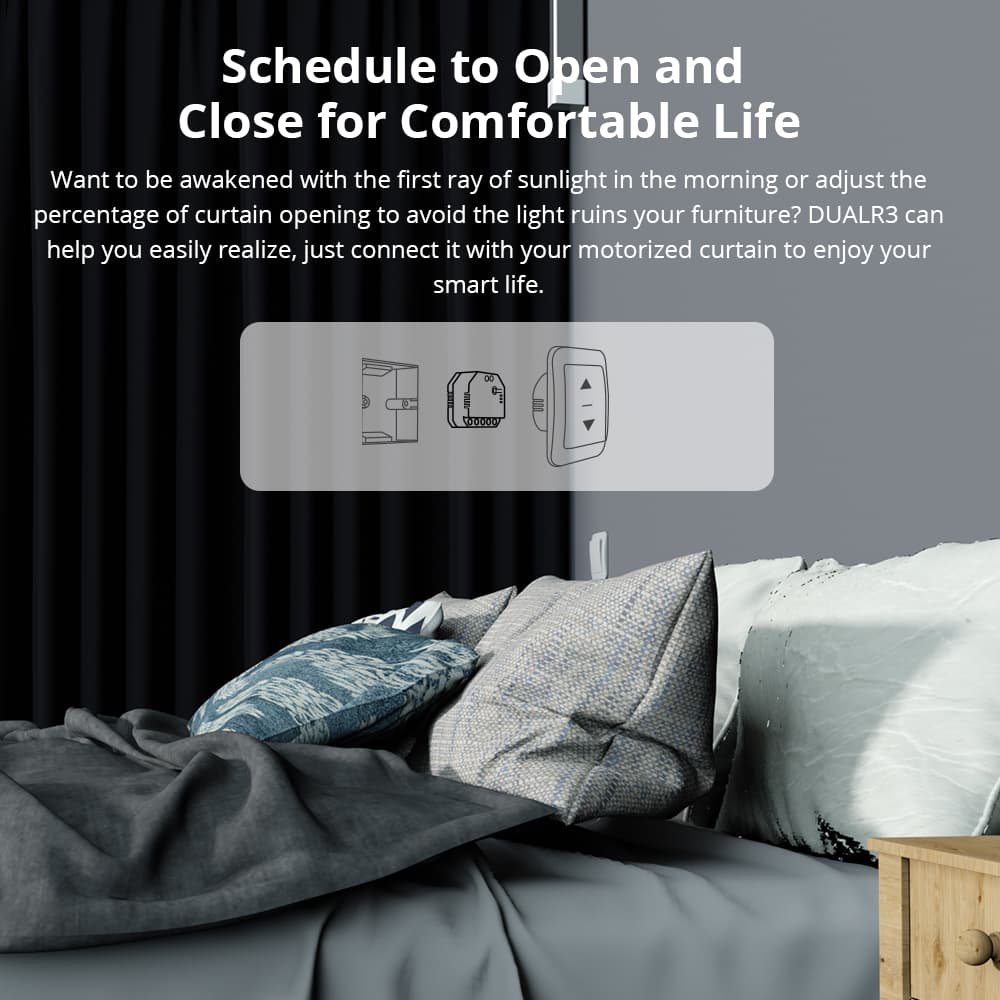 SONOFF DUALR3/DUALR3 Lite Dual Relay Two Way Power Metering Smart Swit ...